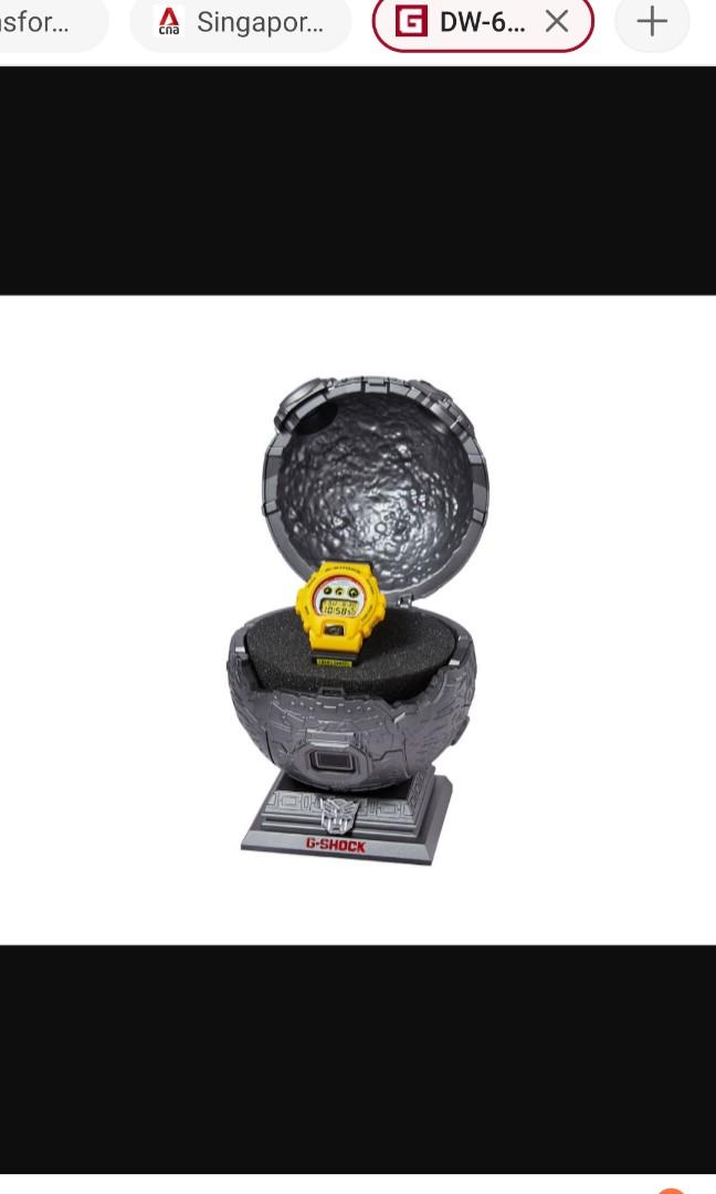Transformers Casio G-Shock Back to 80s Collaboration Bumblebee watch DW ...