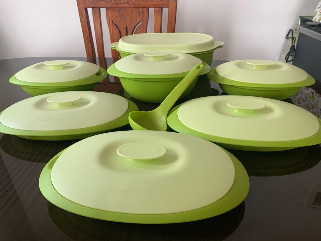 Tupperware Blossoms Serveware Set, Furniture & Home Living, Kitchenware ...
