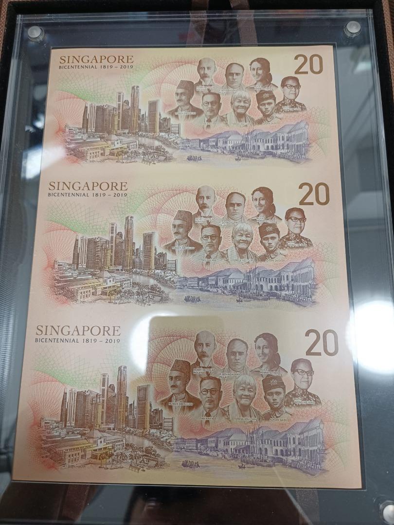 ALL IN 1> Uncut RM600 & SG bicentennial & USD uncut & IRAQ NOTES ...