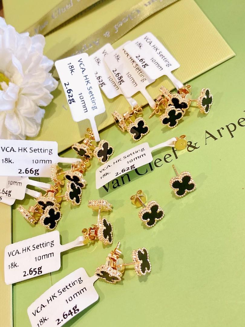 Van Cleef Mop Earstud hk 10mm, Women's Fashion, Jewelry & Organizers ...