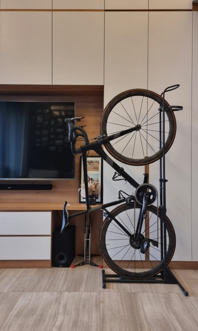 Vertical Bike Stand, Sports Equipment, Bicycles & Parts, Parts ...
