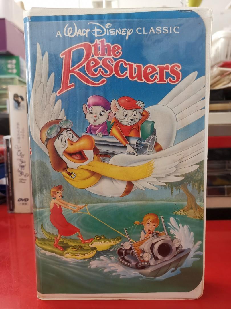 (VHS) A WALT DISNEY CLASSIC THE RESCUERS, Hobbies & Toys, Music & Media ...