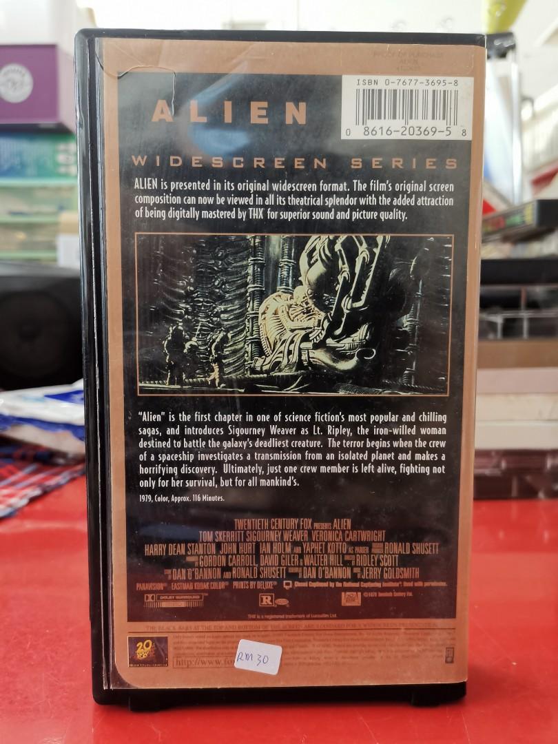 (VHS) ALIEN, Hobbies & Toys, Music & Media, CDs & DVDs on Carousell