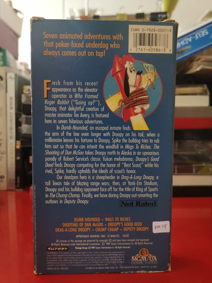 (VHS) THE ADVENTURES OF DROOPY, Hobbies & Toys, Music & Media, CDs ...