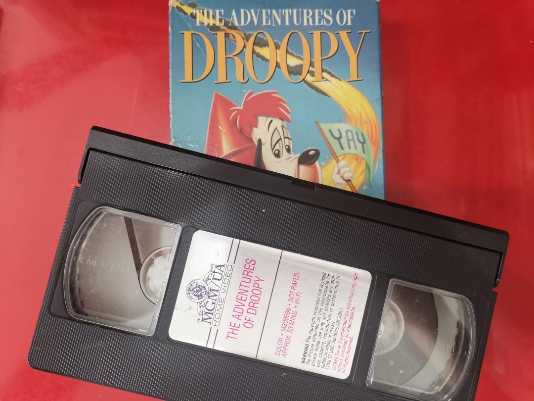 (VHS) THE ADVENTURES OF DROOPY, Hobbies & Toys, Music & Media, CDs ...