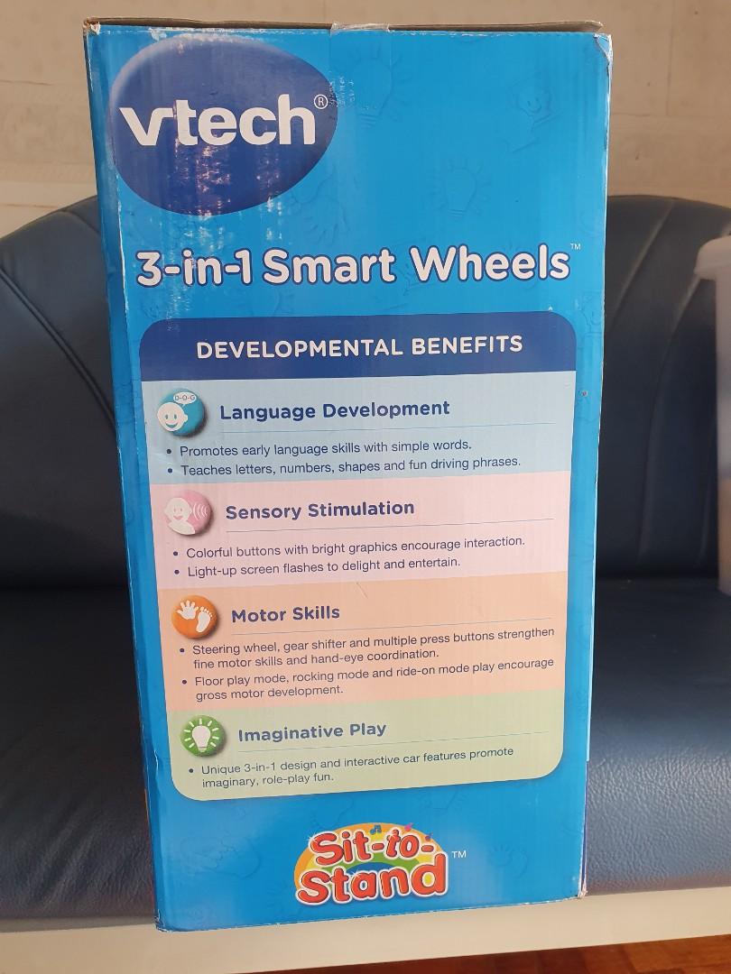 Vtech 3 in 1 smart wheels baby toys kids toys, Babies & Kids, Infant ...