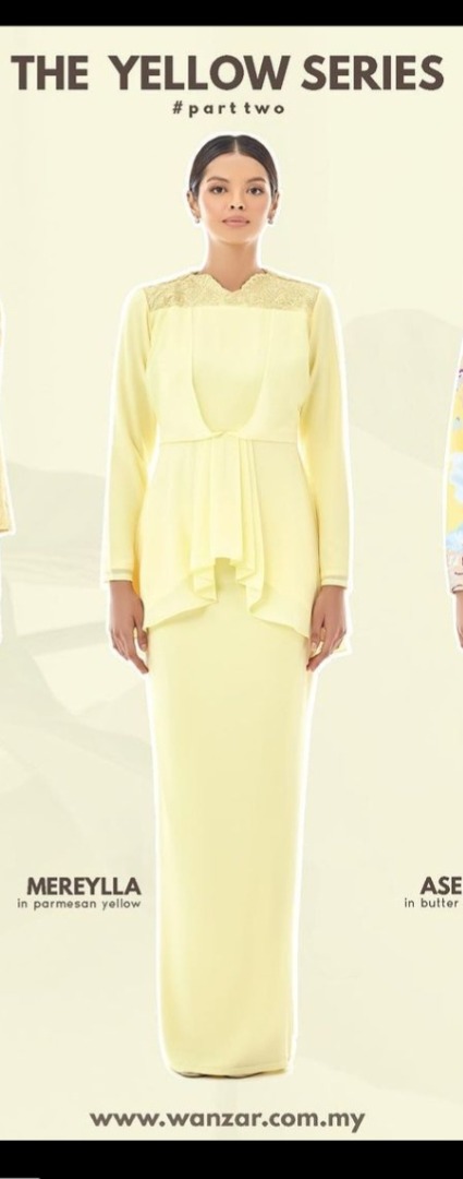 Wanzar baju kurung, Women's Fashion, Muslimah Fashion, Baju Kurung ...