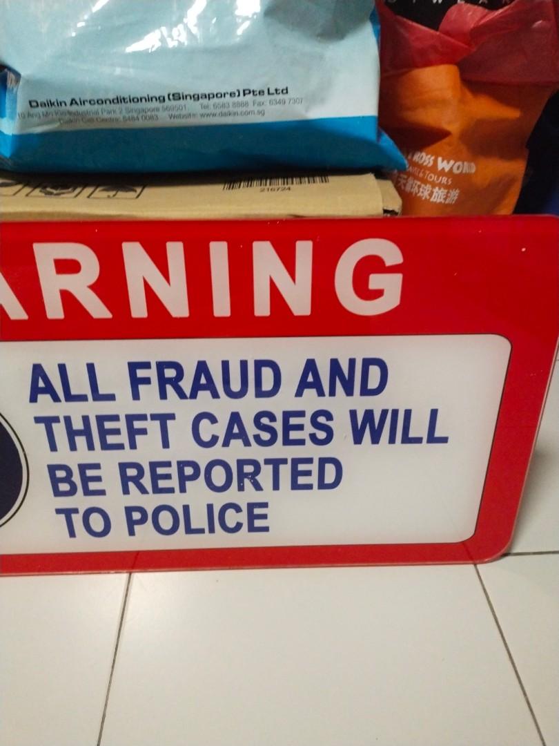Warning Sign, Everything Else on Carousell