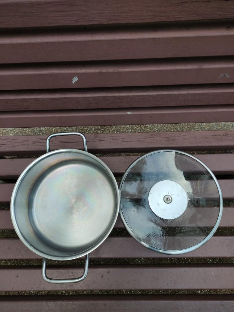 WMF Transtherm Stainless Steel Cooking Pot (Size: 21.5 cm), TV & Home ...