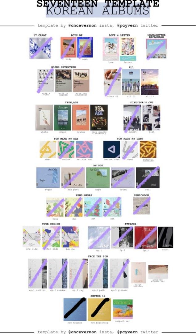 (WTB/LFS) Seventeen SVT Albums (Korean KR and Japanese JP), Hobbies ...