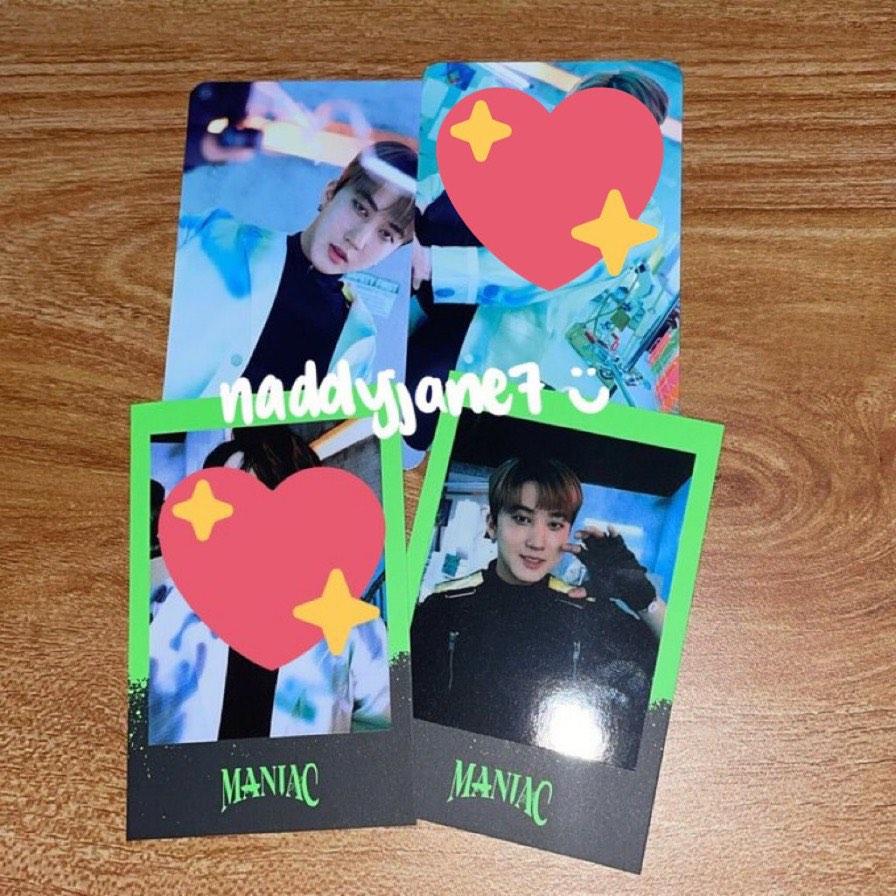 (set of 2) wts lfb skz stray kids changbin maniac random pc & pob ...