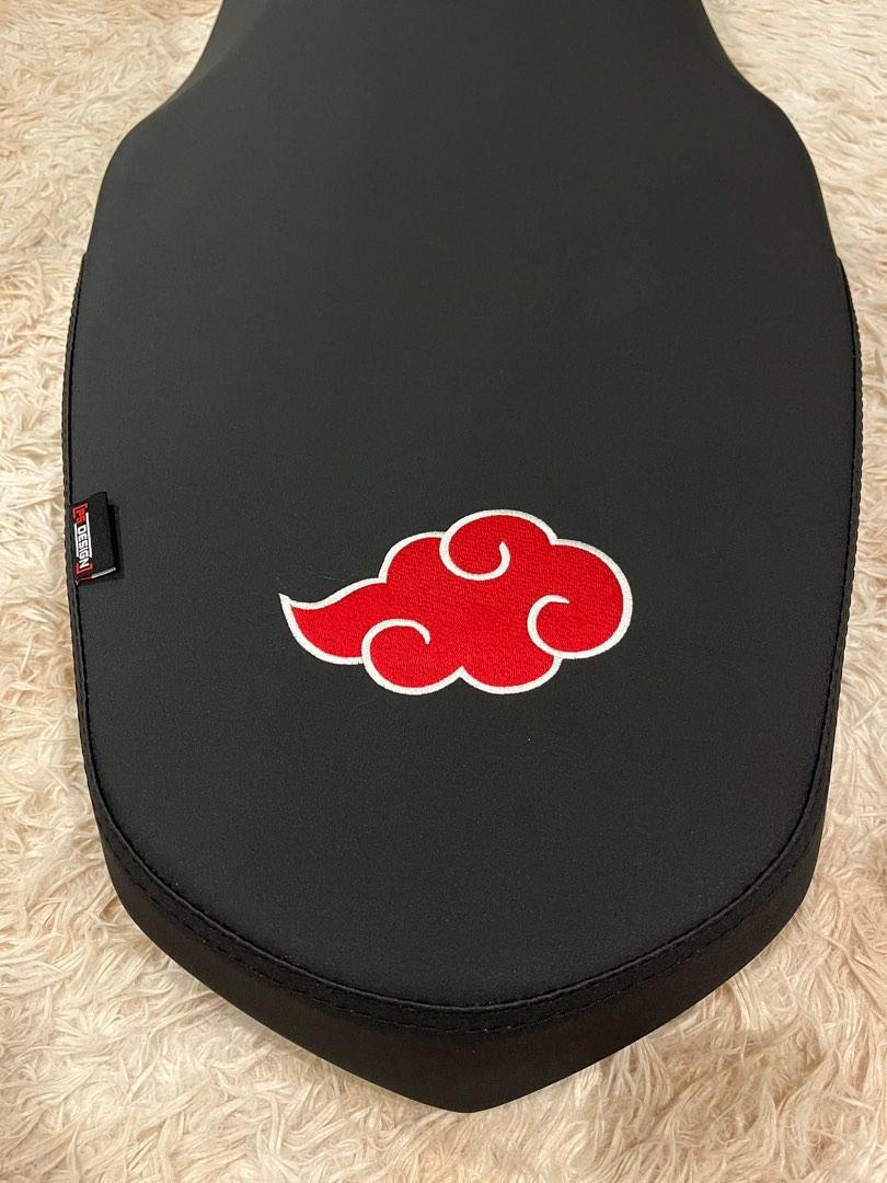 Yamaha Xmax flat seat. Custom Akatsuki embroidery Naruto, Motorcycles ...