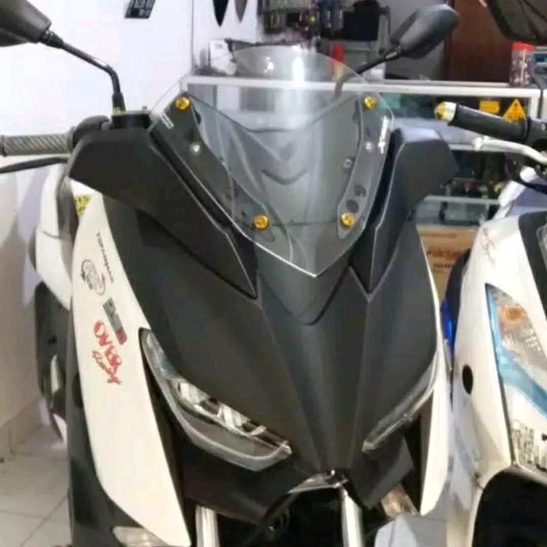 Yamaha Xmax Windshield, Motorcycles, Motorcycle Accessories on Carousell