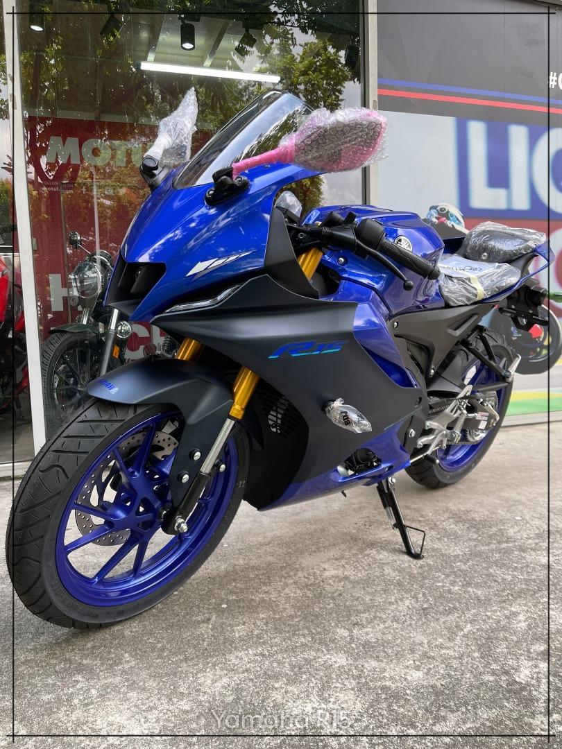 Yamaha YZF R15V4 R15 / R155, Motorcycles, Motorcycles for Sale, Class 2B on Carousell
