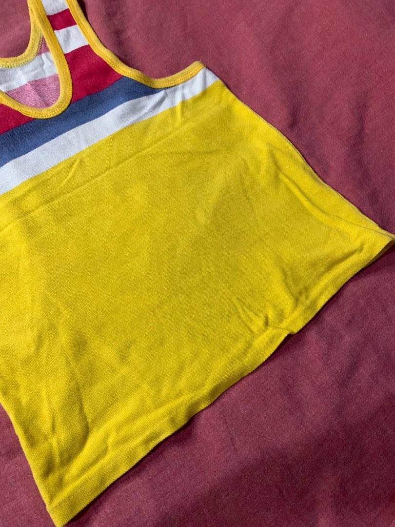 Yellow Sando for Kids Pambahay, Babies & Kids, Babies & Kids Fashion on ...