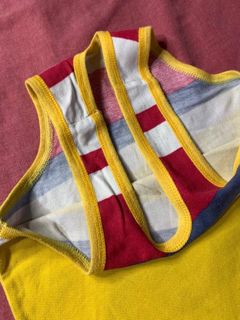 Yellow Sando for Kids Pambahay, Babies & Kids, Babies & Kids Fashion on ...