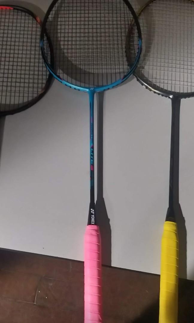 Yonex Isometric Lite 3 Racquet (STRUNG) CYAN3U/G5, Sports Equipment ...