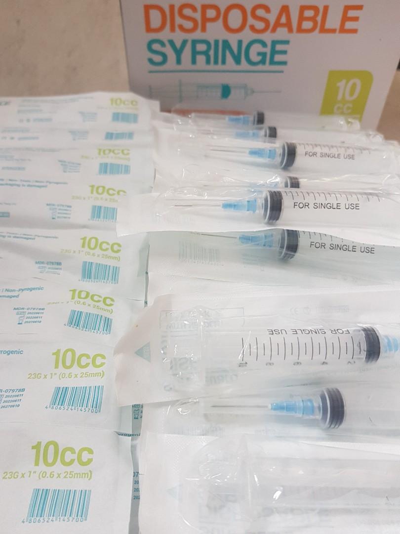10CC SURE-GUARD DISPOSABLE SYRINGE, Health & Nutrition, Medical ...