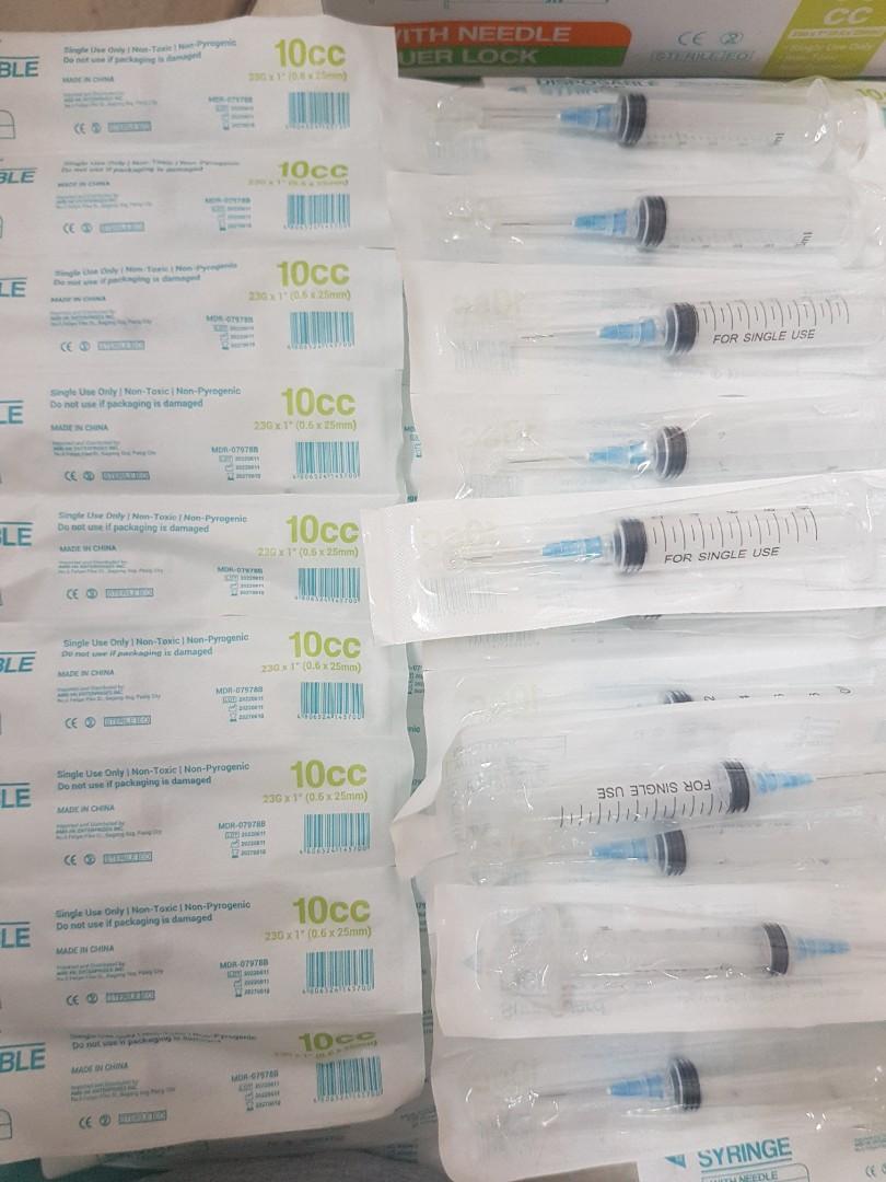 10CC SURE-GUARD DISPOSABLE SYRINGE, Health & Nutrition, Medical Supplies & Tools on Carousell
