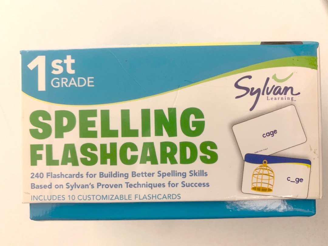 1st grade spelling flashcards, 興趣及遊戲, 書本 & 文具, 小朋友書 - Carousell