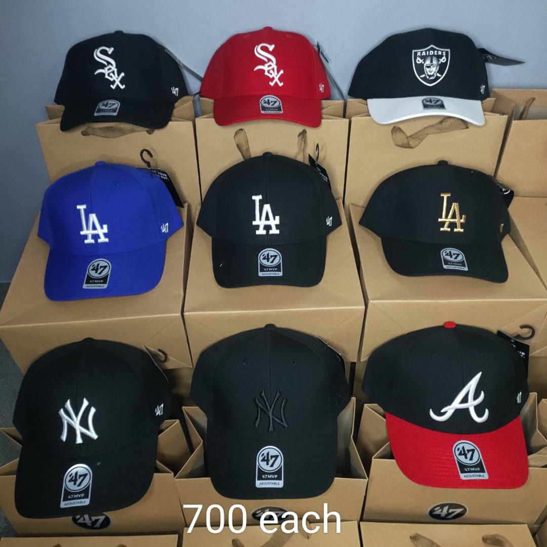 47 Brand Dad hat Velcro Strapback, Men's Fashion, Watches & Accessories ...