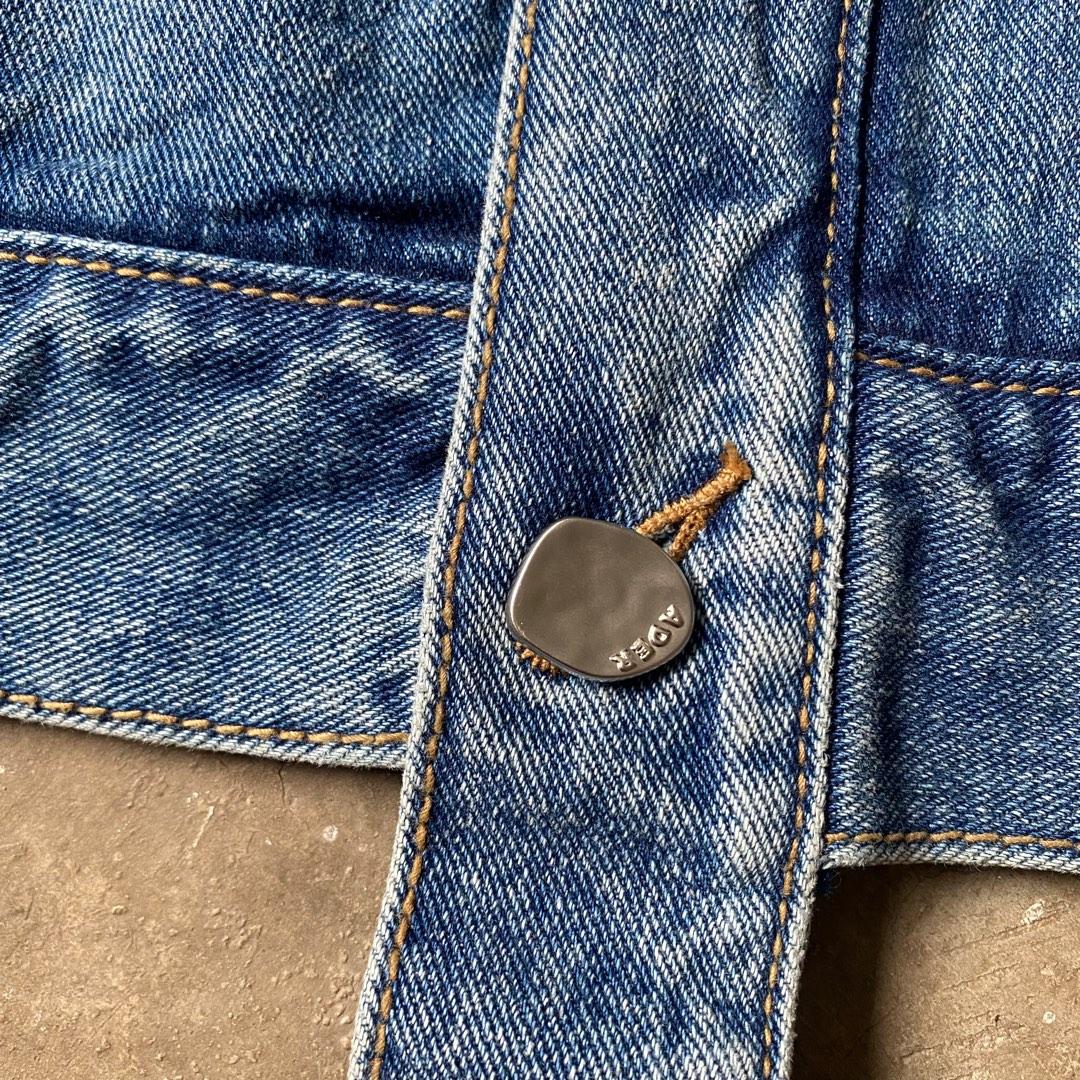 Ader Error - SS 2020 Rivet Label Denim Jacket, Men's Fashion, Coats ...
