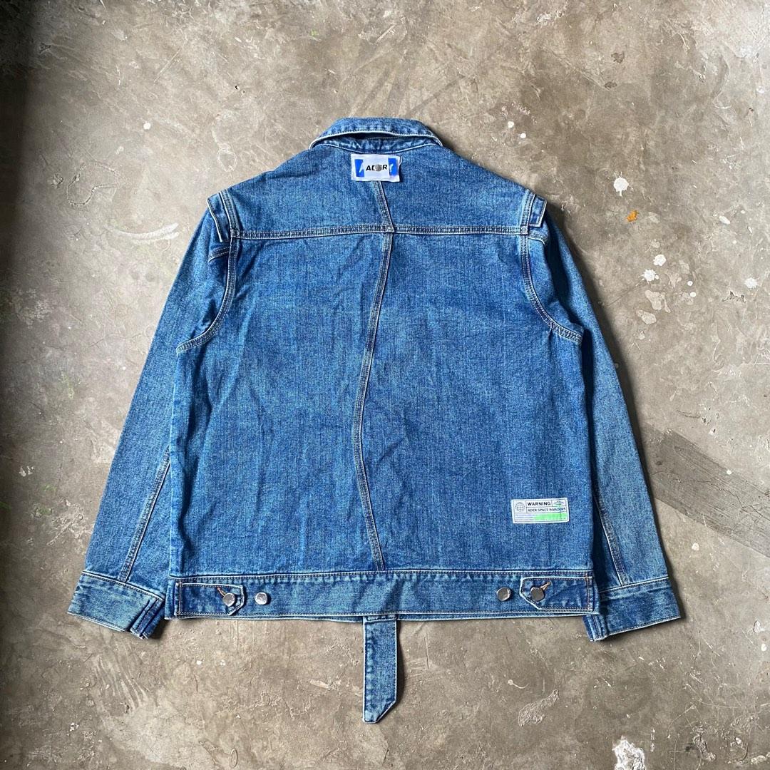 Ader Error - SS 2020 Rivet Label Denim Jacket, Men's Fashion, Coats ...