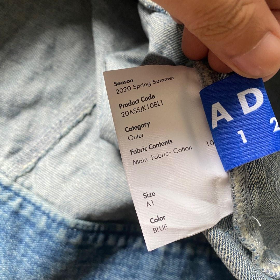 Ader Error - SS 2020 Rivet Label Denim Jacket, Men's Fashion, Coats ...