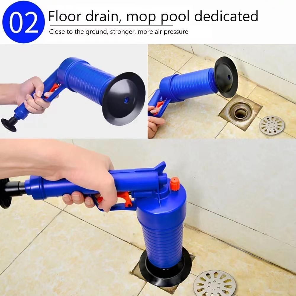 Air Drain Pipe Blaster Declogger High Pressure sink Plunger Unclog Pump ...