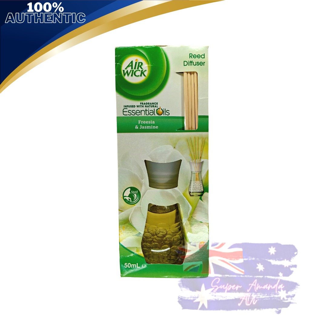 Air Wick Reed Diffuser, Freesia & Jasmine 50ml, Furniture & Home Living ...