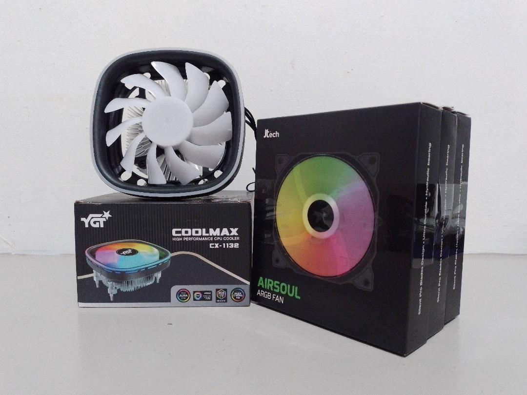 Airsoul aRGB w/ YGT Coolmax CX-1132 Cpu Cooler 3-PIN 5V ARGB, for Amd ...