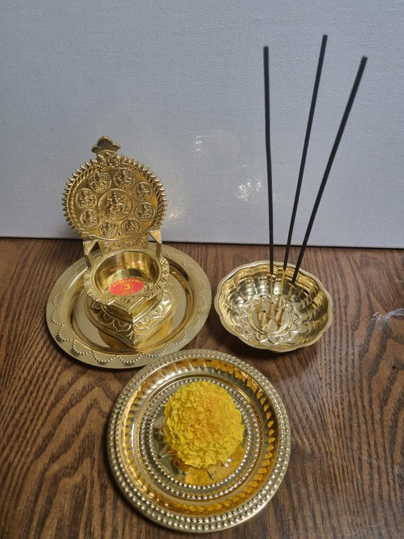 Alter prayer set (Brass metal), Hobbies & Toys, Memorabilia ...