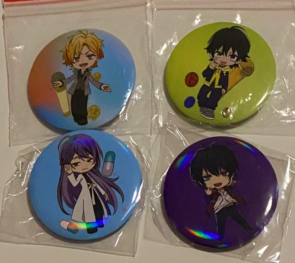 Anime Badges Jujutsu Kaisen JJK | Date A Live | Re:Zero | Hypnosis Mic ...