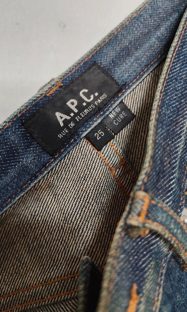 APC New Cure Raw Denim Jeans (25), Men's Fashion, Bottoms, Jeans on ...