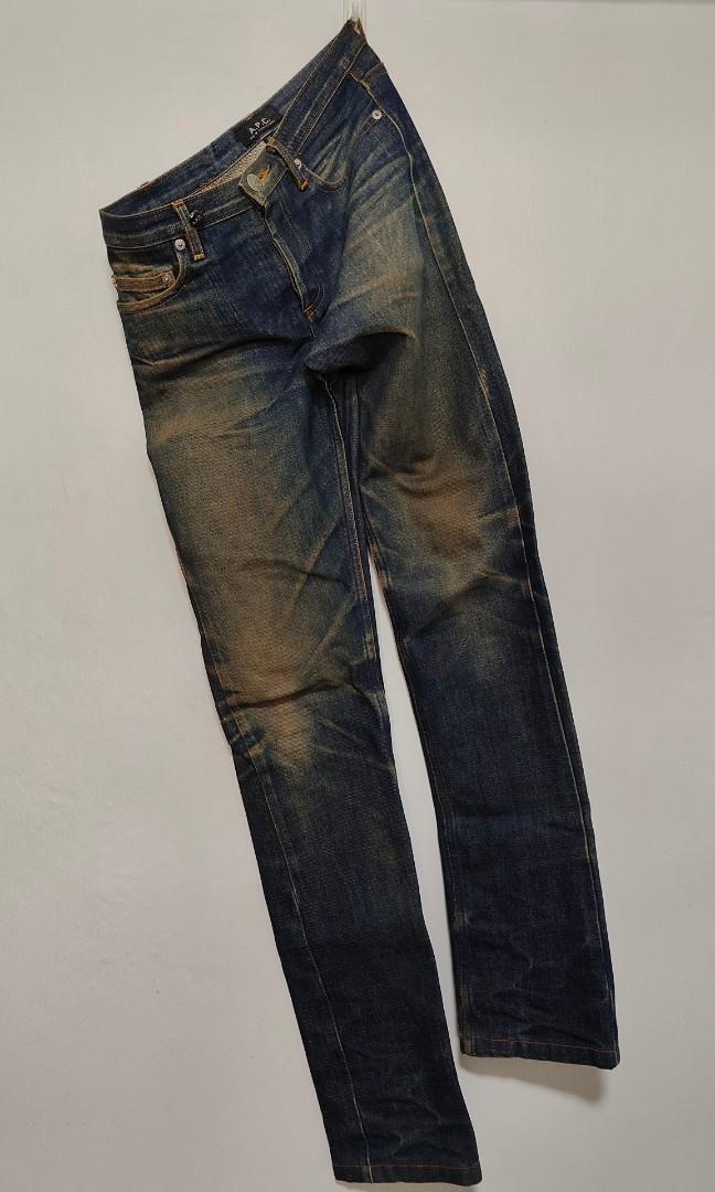 APC New Cure Raw Denim Jeans (25), Men's Fashion, Bottoms, Jeans on ...