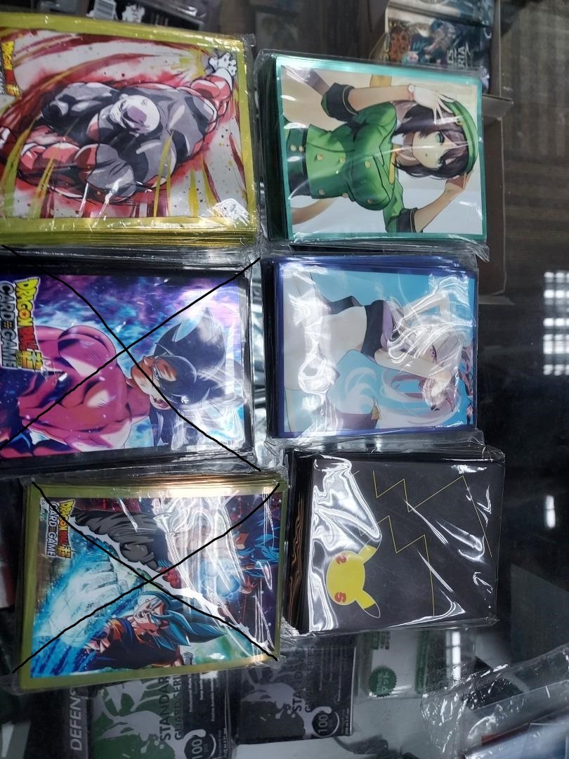 Assorted Anime Sleeves, Hobbies & Toys, Toys & Games on Carousell