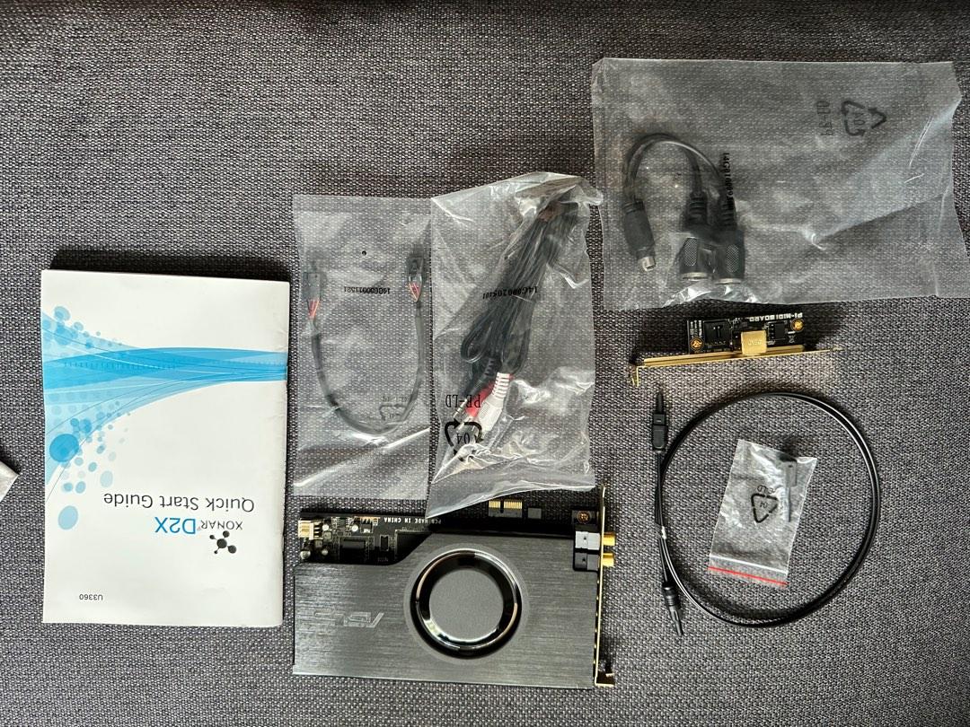 Asus Xonar D2X audiophile 7.1 sound card, Computers & Tech, Parts ...