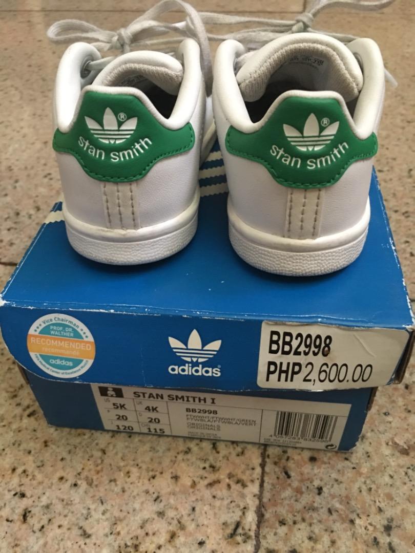 Authentic Adidas Originals Stan Smith for Baby, Babies & Kids, Babies ...
