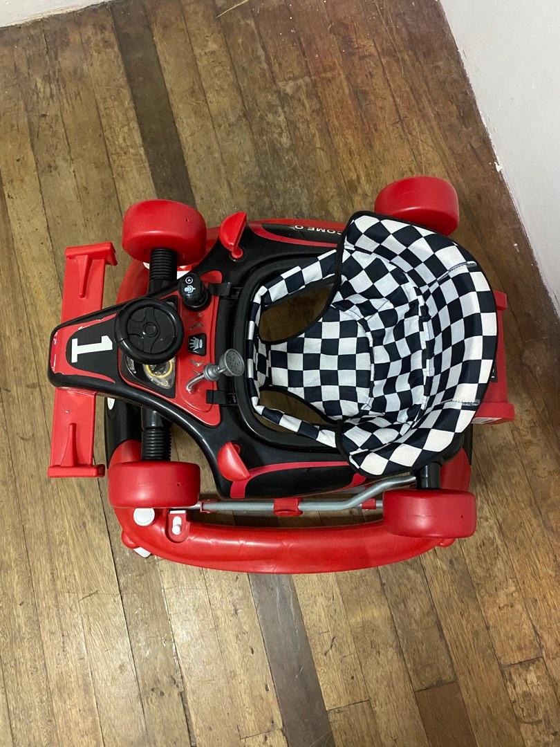 Baby Walker Rocker Formula Racing Car, Babies & Kids, Infant Playtime ...