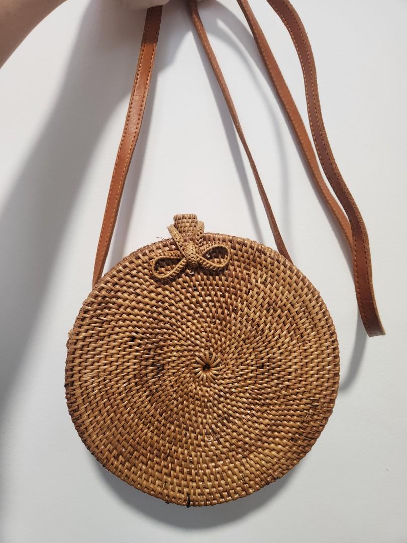 Bali Rattan Bag, Women's Fashion, Bags & Wallets, Beach Bags on Carousell