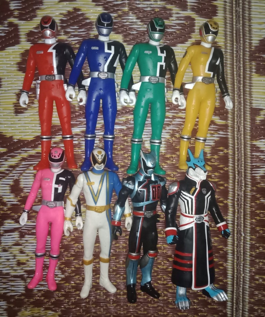 [BANDAI] Sofubi Sentai Hero Series (SHS) - Dekaranger Sets (8 pcs ...
