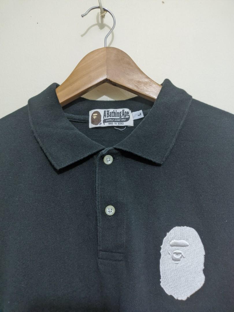 BAPE Polo Shirt, Men's Fashion, Tops & Sets, Tshirts & Polo Shirts on ...