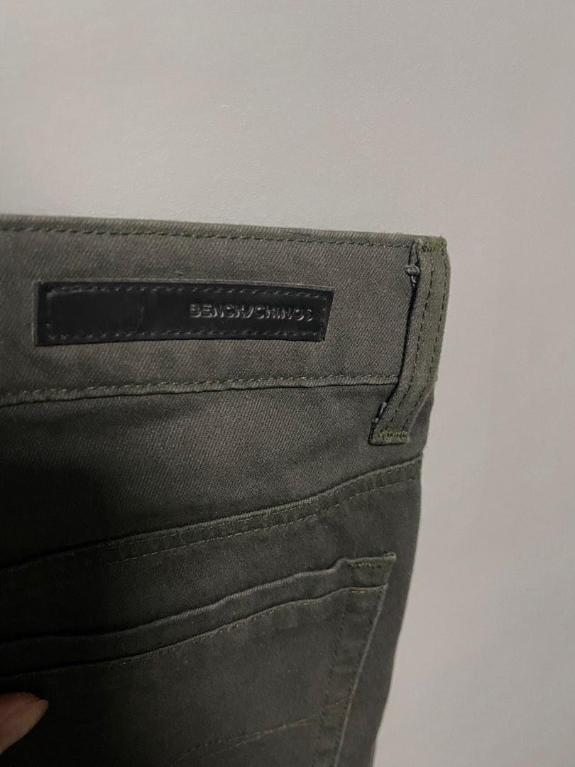 Bench Chino Dark Green Color 30W, Men's Fashion, Bottoms, Shorts on ...