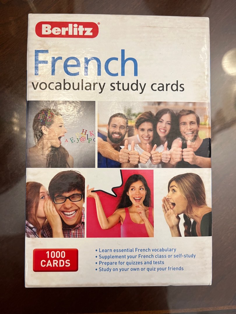 Berlitz French Vocabulary Cards, Hobbies & Toys, Books & Magazines ...