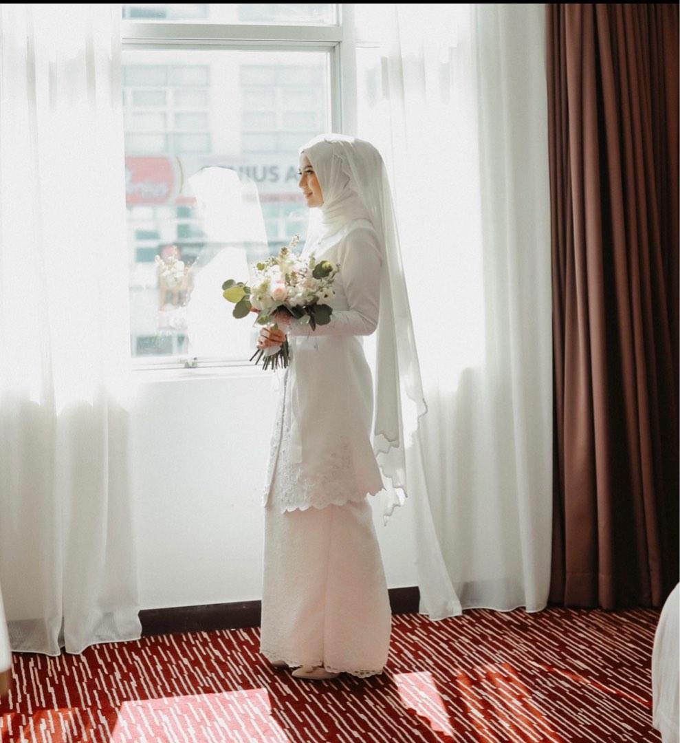 Rent/sell/ Bespoke nikah attire set / baju nikah, Women's Fashion ...