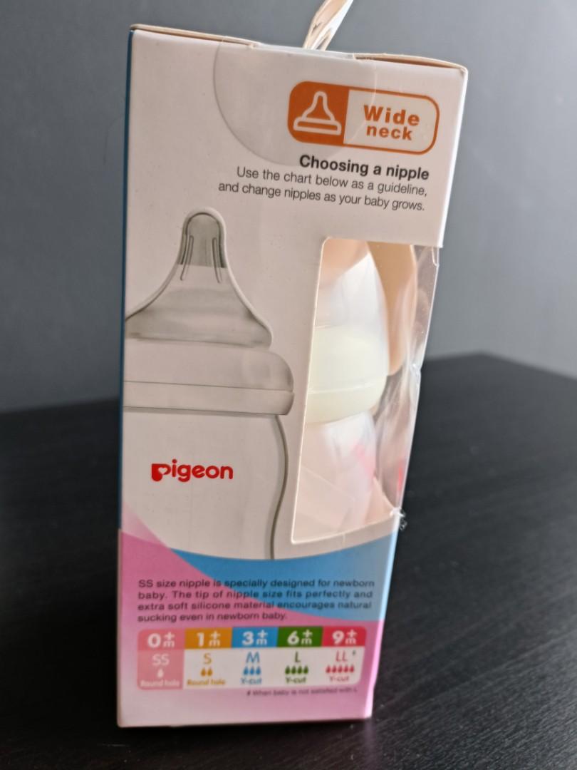 BNIB Pigeon Soft touch Bottle 160ml, Babies & Kids, Nursing & Feeding, Breastfeeding & Bottle ...