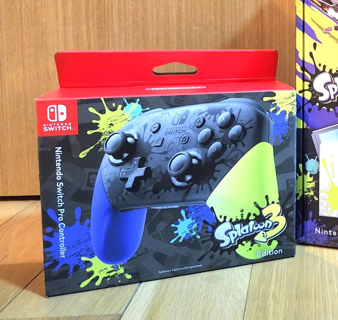 BNIB Splatoon 3 Switch Pro Controller Special Edition Nintendo Wireless ...