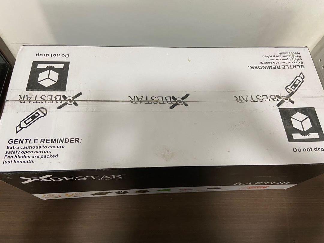 Brand New Bestar Raptor and Razor Ceiling Fans, Furniture & Home Living ...