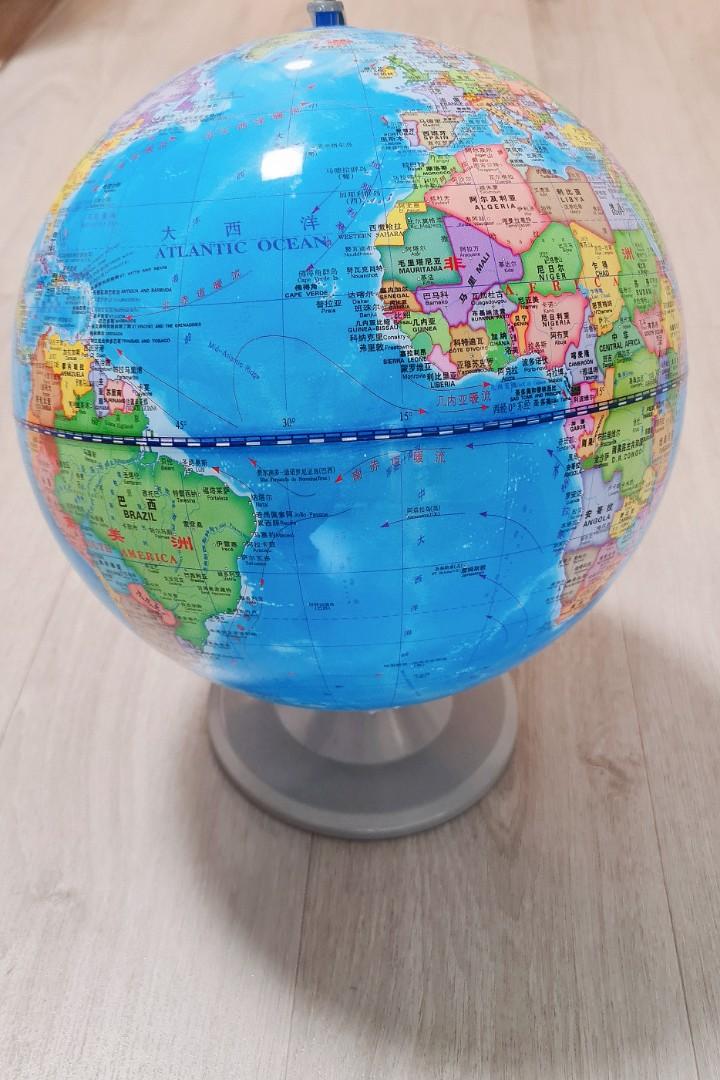 Brand New World Globe (English, Chinese), Hobbies & Toys, Toys & Games ...