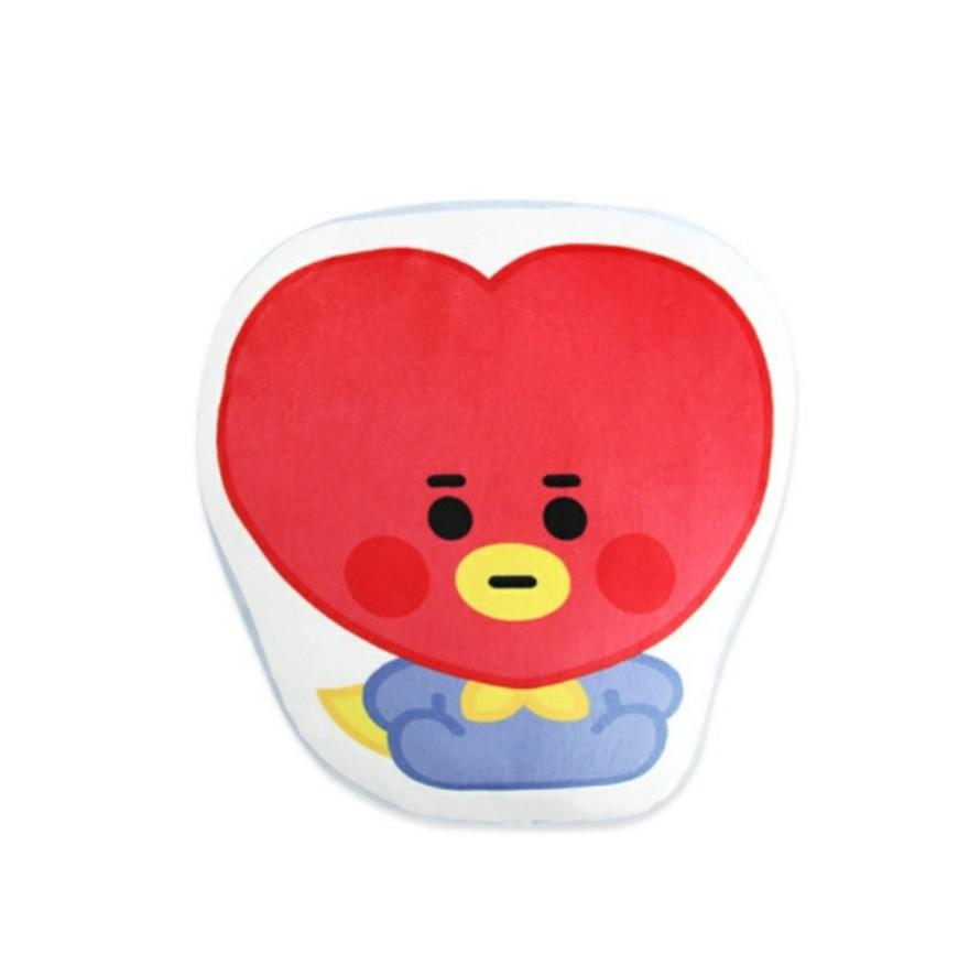 BT21 Tata Baby Flat Cushion, Furniture & Home Living, Bedding & Towels ...